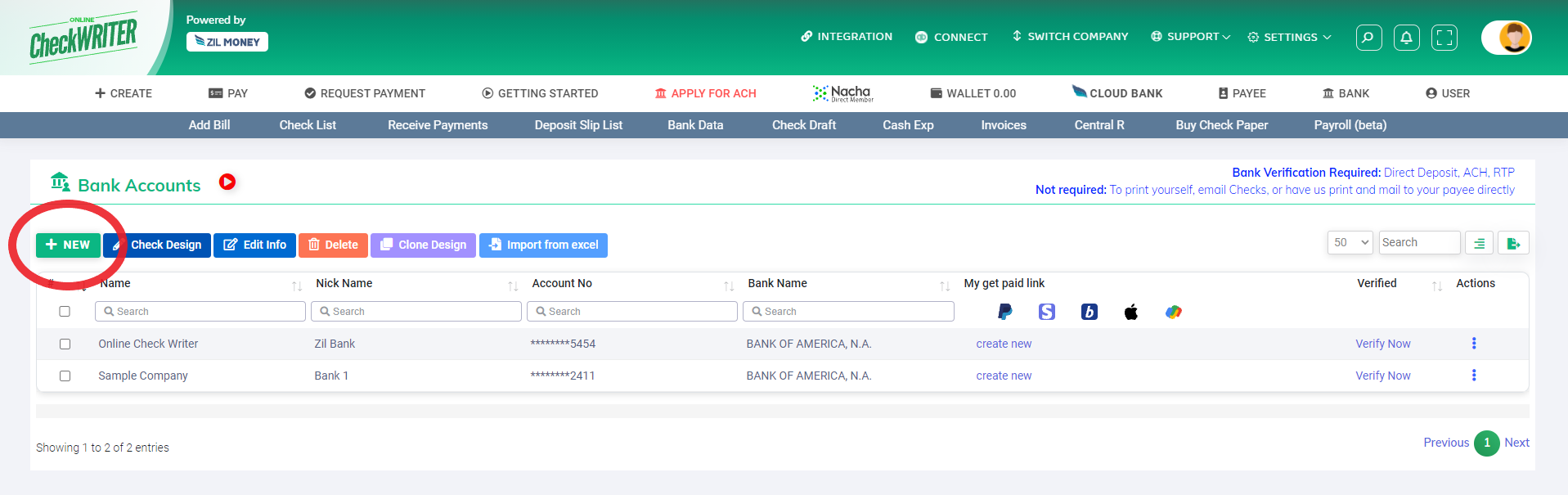 How to Add Bank Account Manually?